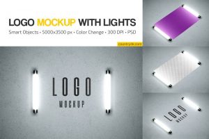 Logo Mockup with Lights - Country4k
