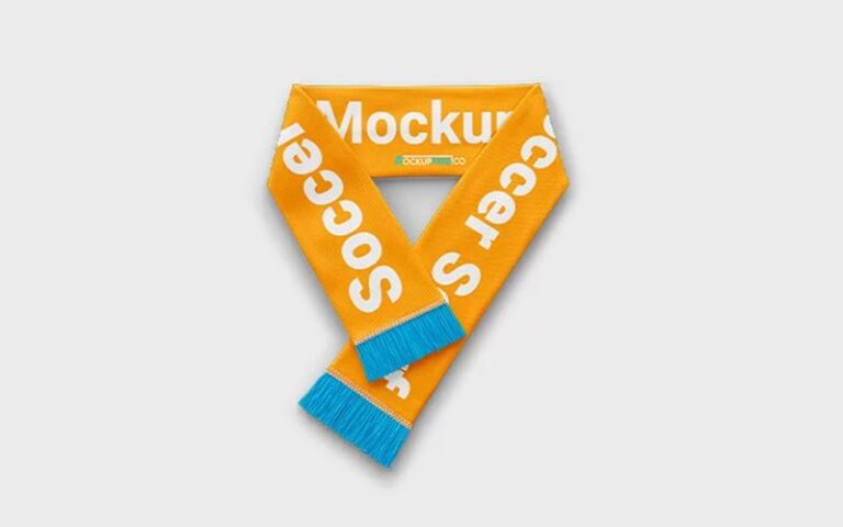 20 Premium and Free Fan Scarf Mockup in PSD - Country4k