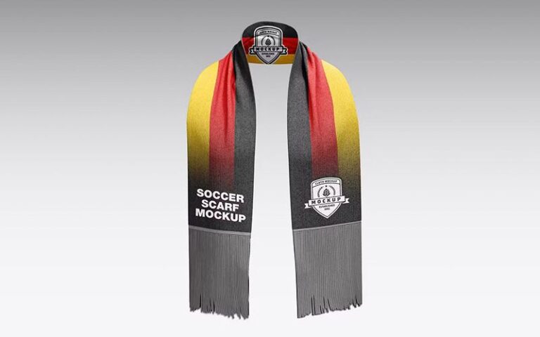 20 Premium and Free Fan Scarf Mockup in PSD - Country4k