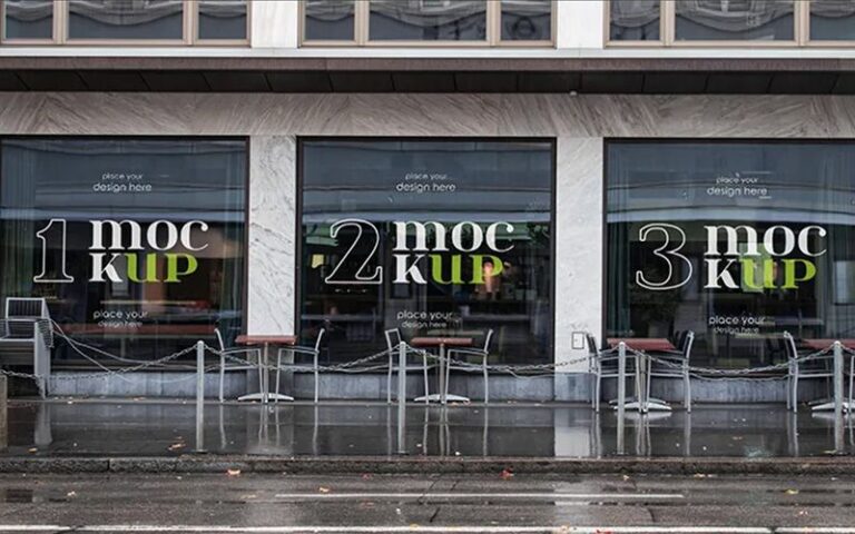 40 Premium and Free Facade and Storefront Mockup in PSD - Country4k