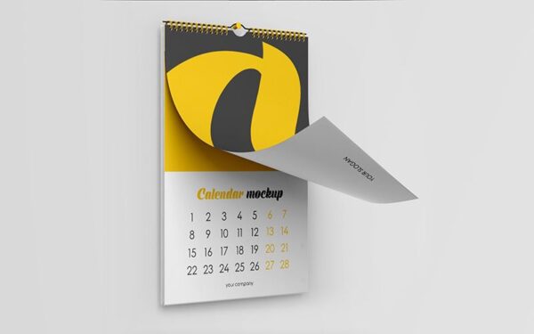 50 Premium and Free Calendar Mockup in PSD - Country4k