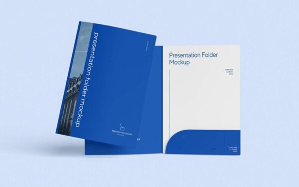 40 Premium and Free Presentation Folder Mockup in PSD - Country4k