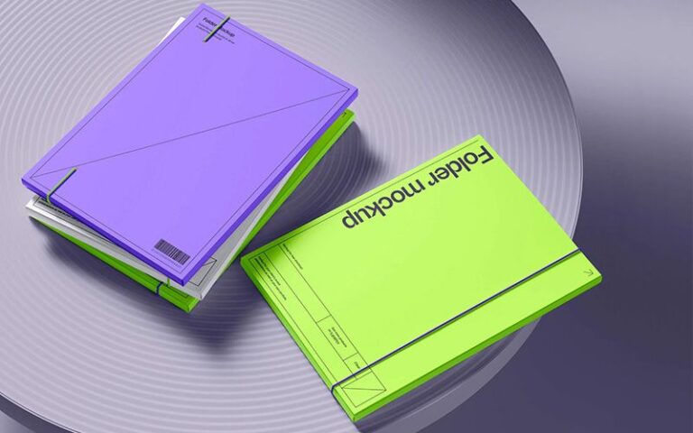 40 Premium and Free Presentation Folder Mockup in PSD - Country4k