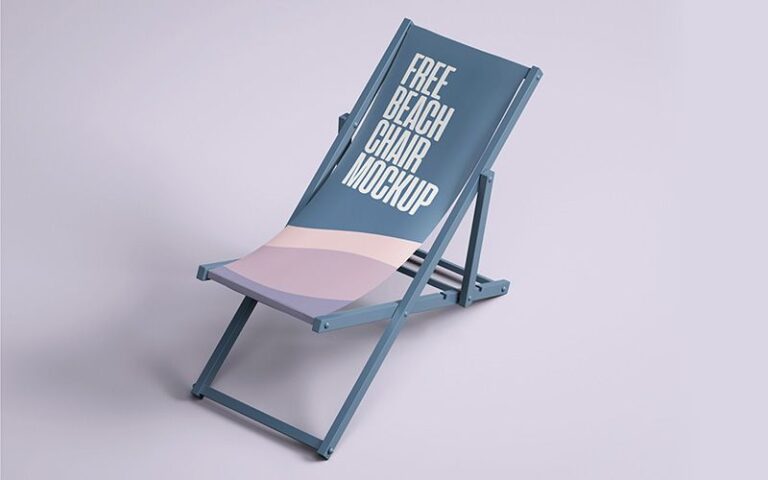 15 Premium and Free Beach Chair Mockup in PSD - Country4k