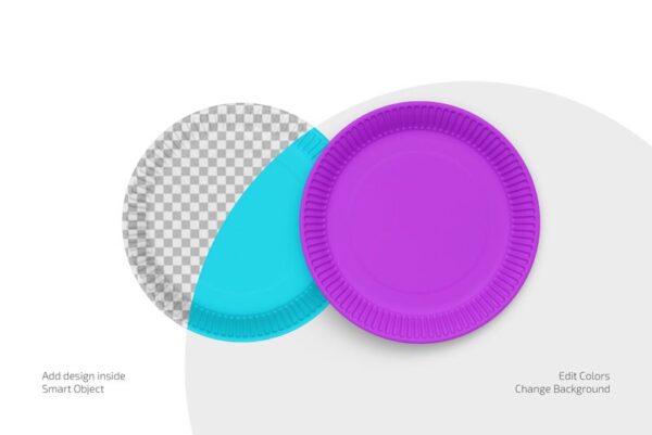 Paper Plate Mockup Set - Country4k